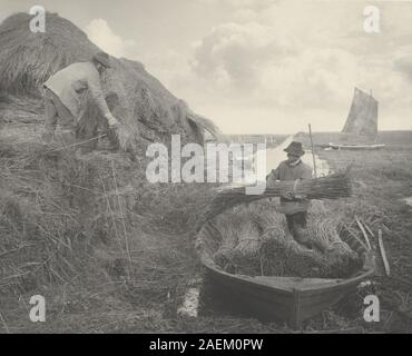 Photograph by Peter Henry Emerson and TF Goodall from 1886 showing a ...