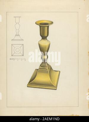 Philip Johnson, Candlestick, c 1937 Candlestick; c. 1937 Stock Photo ...