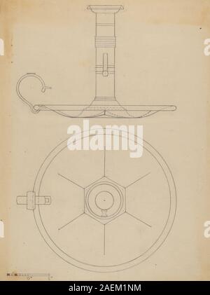 Philip Johnson, Candlestick, c 1937 Candlestick; c. 1937 Stock Photo ...