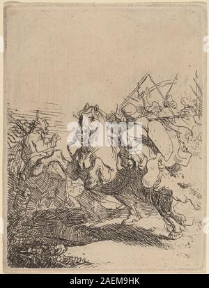 This circa 1632 etching by Rembrandt van Rijn depicts a turbaned ...