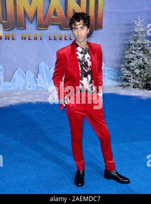 Alex Wolff at the world premiere of "Jumanji: The Next Level'" held at ...