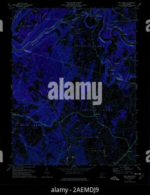 WV Fort Spring 252974 1971 24000 Stock Photo - Alamy