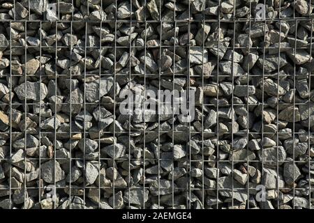 Gabion, texture, background. Gabion net frequent part (design). New ...
