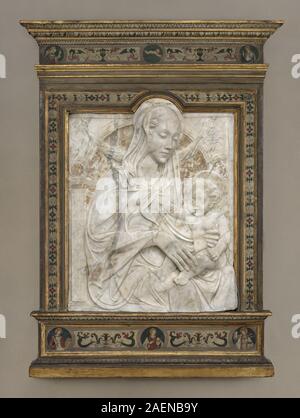 Style of Agostino di Duccio, Madonna and Child, 1460s or later, marble ...