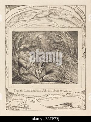 'The Lord Answering Job Out of the Whirlwind' illustrates a moment from ...