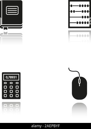 Illustration of accountant clip art icons isolated on white background ...