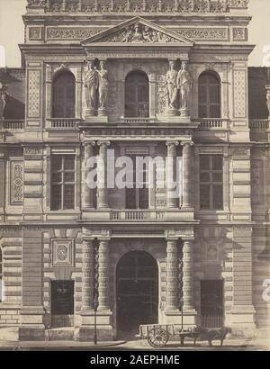 Édouard-Denis Baldus, Bibliothèque Imperiale du Louvre, French, 1813 - 1889, 1856-1857, salted ...