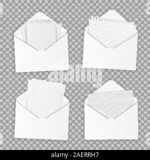Collection of different types of Note papers vector illustration on ...