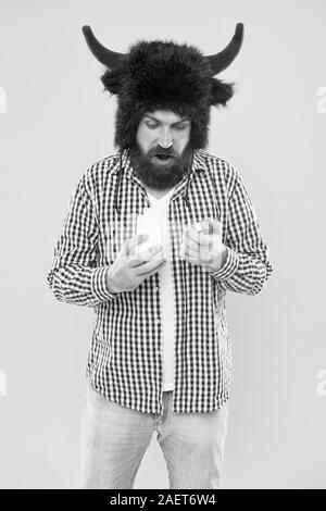 Unexpectable illness. Sick hipster take anti illness pills. Unhealthy ...