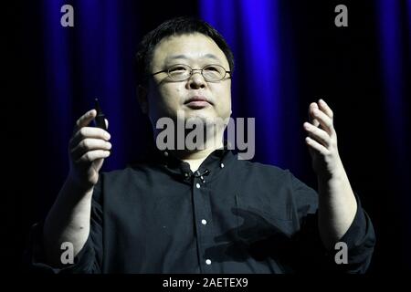 Luo Yonghao, founder and CEO of Smartisan Technology Co., Ltd. and ...