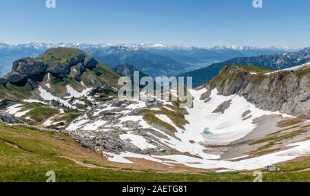 Via ferrata to the Haidachstellwand in the Rofan mountains Stock Photo ...