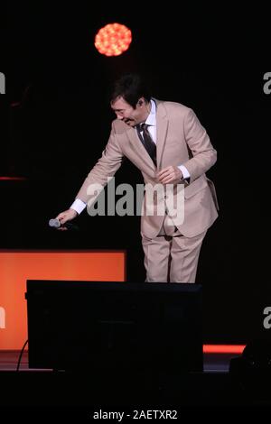 Chinese Singer-songwriter and host Fei Yu-ching performs during his ...