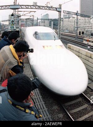Kodama Bullet Train Stock Photo - Alamy
