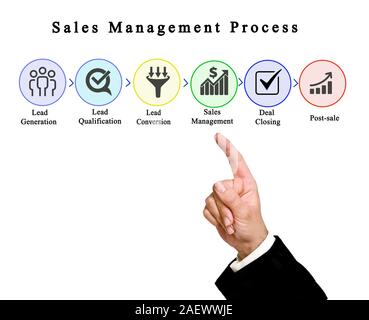 Components of Sales Management Process Stock Photo - Alamy