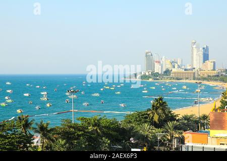 Aerial view of Pattaya Beach in Koh Lipe, Satun, Thailand Stock Photo ...
