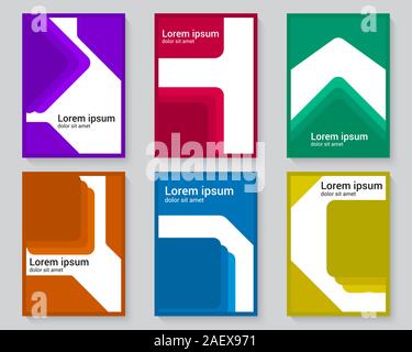 wave texture cover pamphlet set Stock Vector Image & Art - Alamy