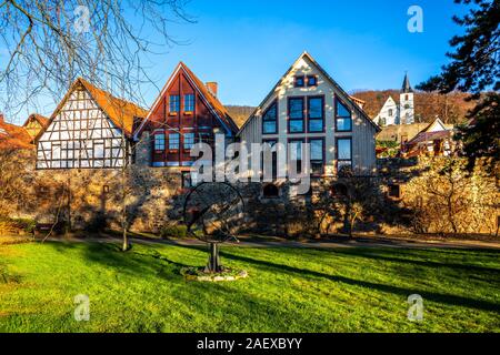 Historical city of Zwingenberg, Hessen, Germany Stock Photo - Alamy