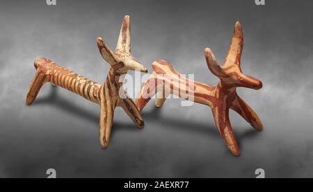 Mycenaean bull figurines from Prosymna and Mycenae, Archaeological ...