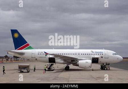 Windhoek, Namibia. 03rd Dec, 2019. Hosea Kutako Airport in Windhoek ...