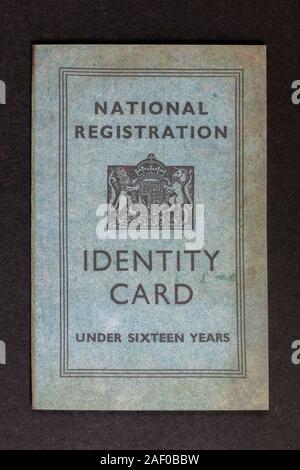 A Second World War Identity Card. The National Register created a ...