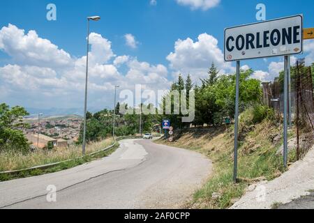 Village of Corleone, Sicily Italy, famous for Mafia connections and ...