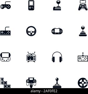 bundle of video game icons Stock Vector Image & Art - Alamy