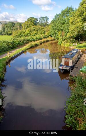 On the Monmouthshire and Brecon Canal, near Llangynidr, west of ...