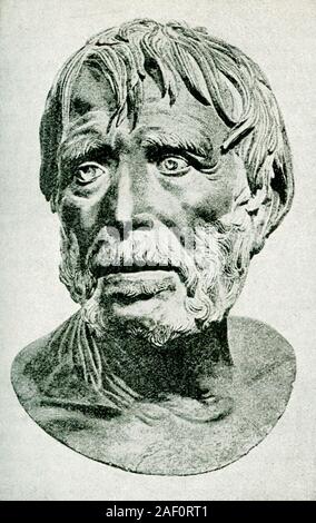 Cordoba - The statue of philosopher Lucius Annaeus Seneca the Younger ...
