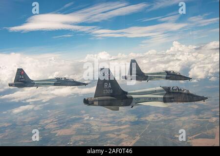 Pilots assigned to the 560th Flying Training Squadron soar over San ...