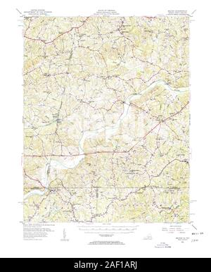 VA Milton 188359 1956 62500 Inverted Stock Photo - Alamy