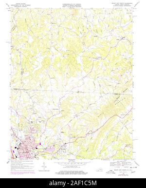 VA Mount Airy North 185963 1968 24000 Inverted Stock Photo - Alamy