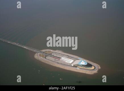 Undersea Tunnel Entrance, Hong Kong - Zhuhai - Macau Bridge (HZMB ...