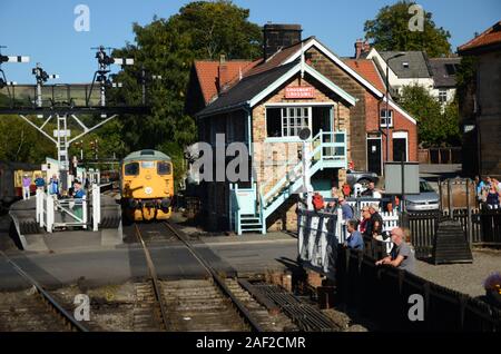 A class 26 diesel locomotive brcw type 2, number 26007, at Barrow Hill ...