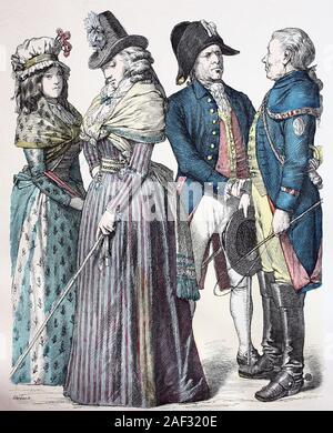 Traditional fashion, 18th century, Germany, Europe Stock Photo - Alamy