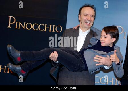 ROBERTO BENIGNI and FEDERICO IELAPI in PINOCCHIO (2019), directed by ...