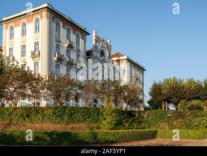Anadia, Portugal - 20 August 2019: Ornate gardens in the grounds of the ...