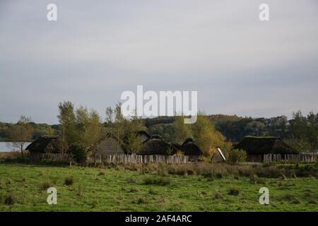 the Viking Museum Haithabu near Hedeby in Germany is an important ...