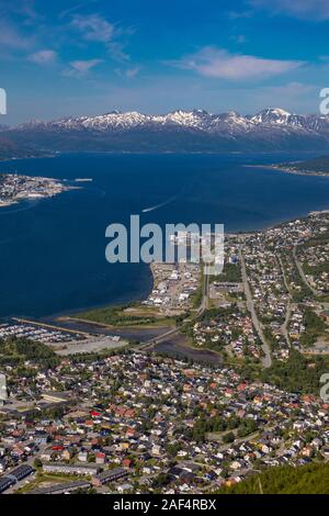 View of Tromsdalen in Northern Norway Stock Photo - Alamy