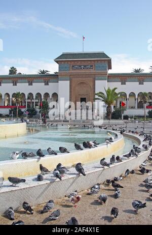 Morocco, Casablanca. The Palais de Justice (Law Courts) on Place ...