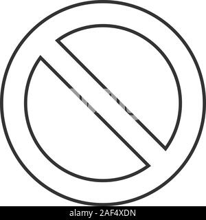 Thin Black No Symbol
