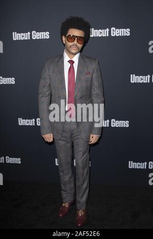 The Weeknd attends a premiere for "Uncut Gems" on day five of the ...