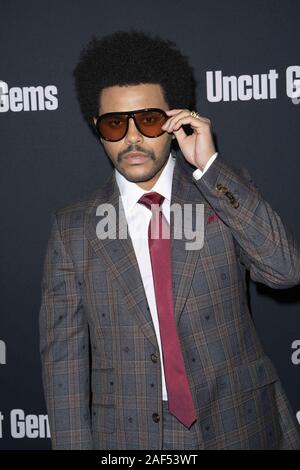 The Weeknd attends a premiere for "Uncut Gems" on day five of the ...