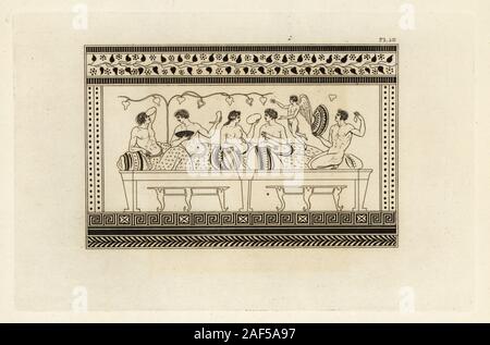 The Feast of Bacchus Stock Photo - Alamy