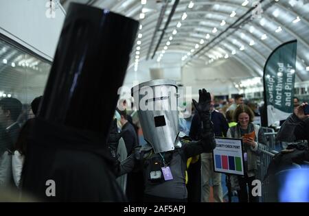Lord Buckethead (left) and Count Binface during the count at the Prime ...