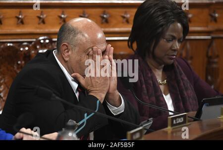 President Donald Trump listens as Rep. Devin Nunes R-Calif. addresses ...