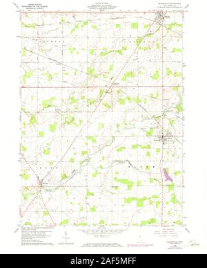 Bloomville, Ohio, map 1960, 1:24000, United States of America by ...