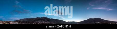 Mtahleb Valley Panorama Stock Photo - Alamy