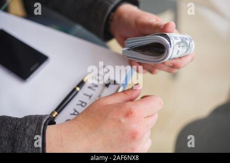 Bribery concept. Corruption Corporate Business Espionage Illegal ...