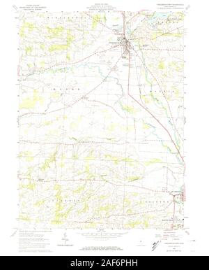 Fredericktown, Ohio, map 1961, 1:24000, United States of America by ...