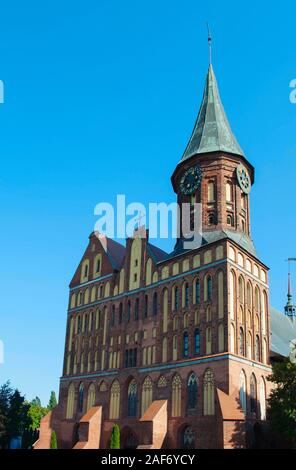 Konigsberg Cathedral. is a Brick Gothic style building in Kaliningrad ...